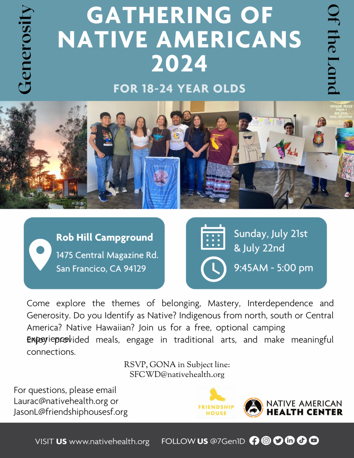 Events from July 3 – July 10 – Native American Health Center